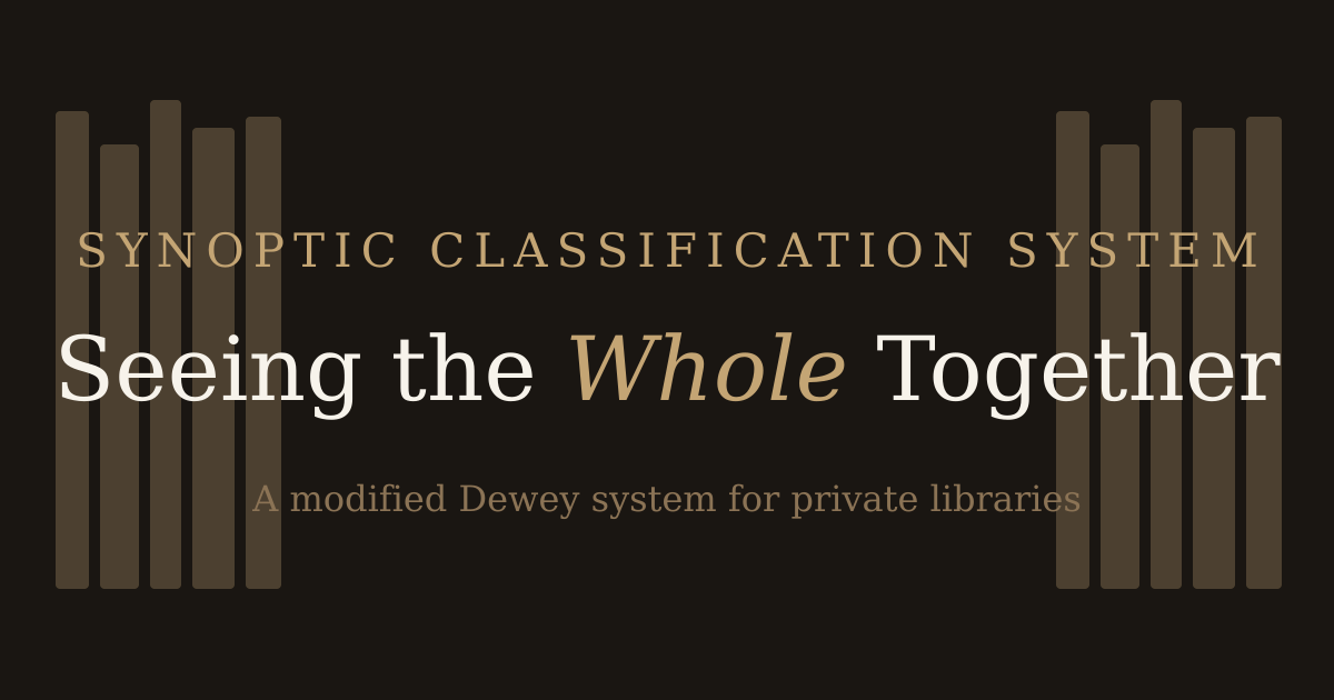 Synoptic Classification System — Seeing the Whole Together